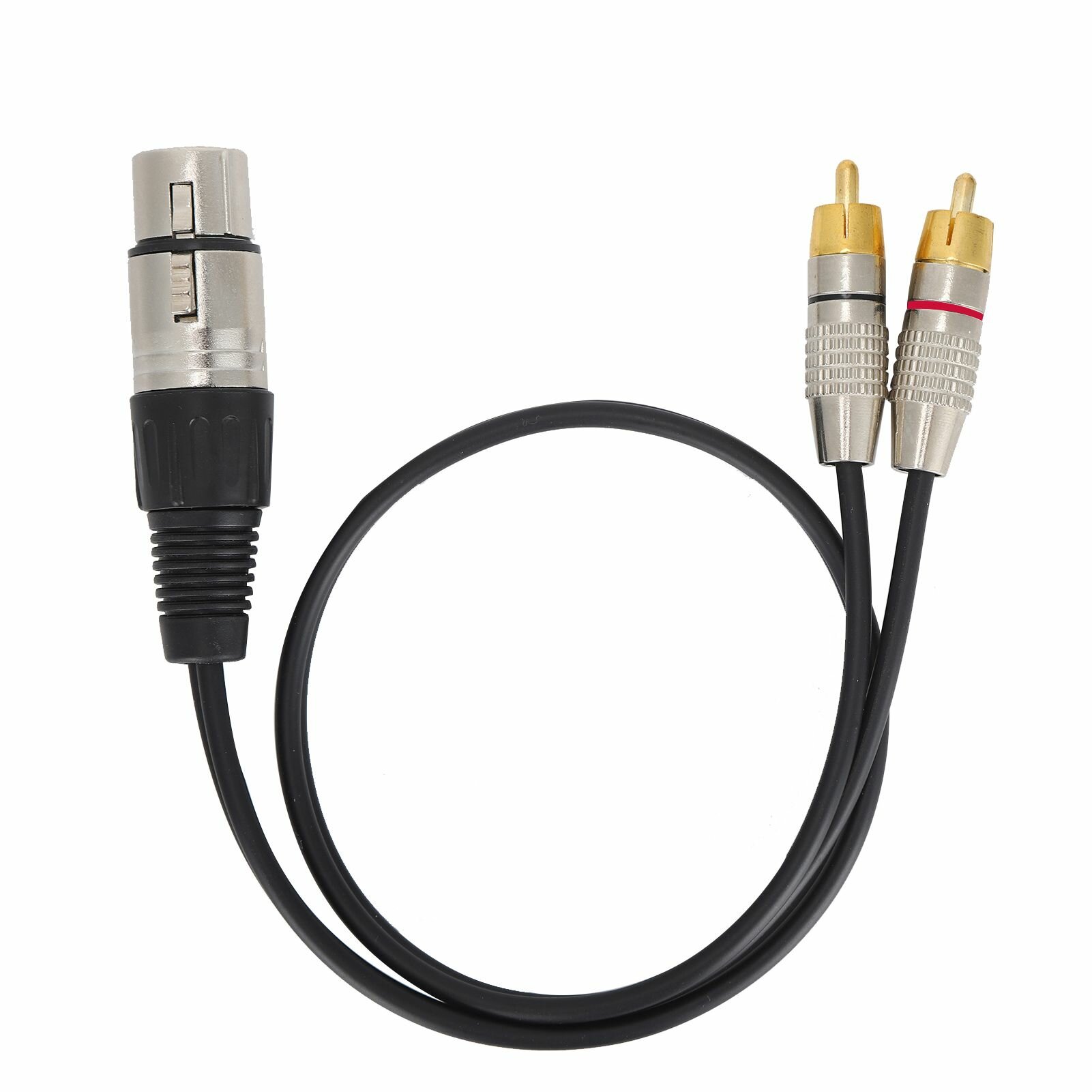Кабель-разветвитель XLR (female) - 2xRCA (male), 0.5 метра