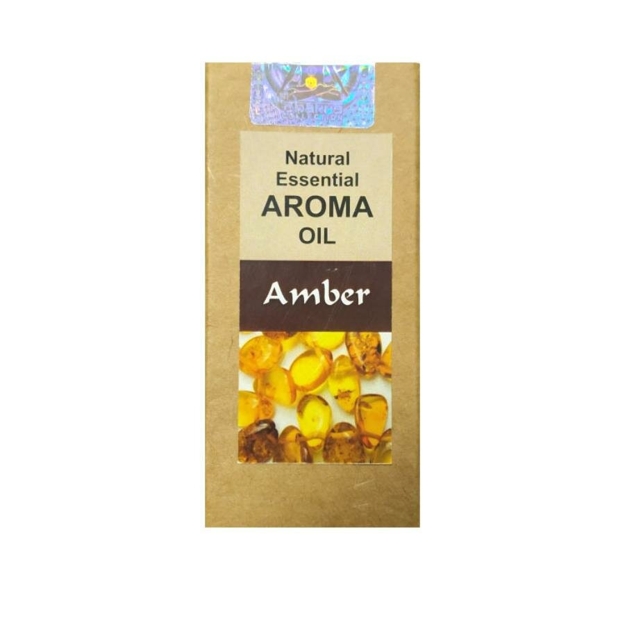 Natural Aroma Oil AMBER, Shri Chakra (Натуральное ароматическое масло амбер, Шри Чакра), 10 мл.