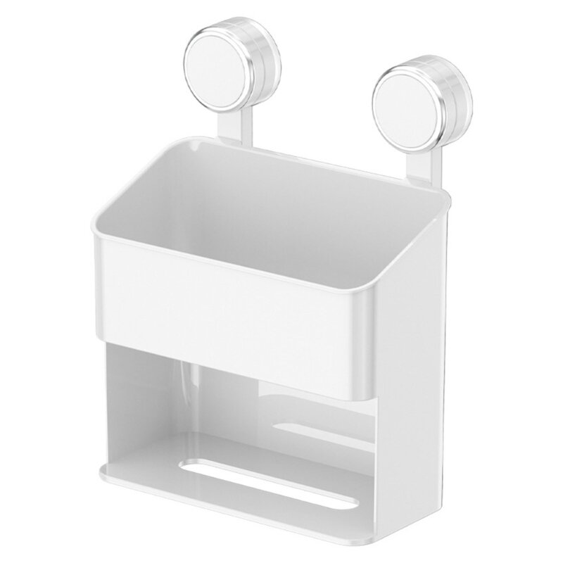 Присоска Настенные Органайзеры Для Ванной Комнаты Установка Без Сверления Прочная Клейкая Полка Для Душа ПЭТ ABS Водонепроницаемое Хранение