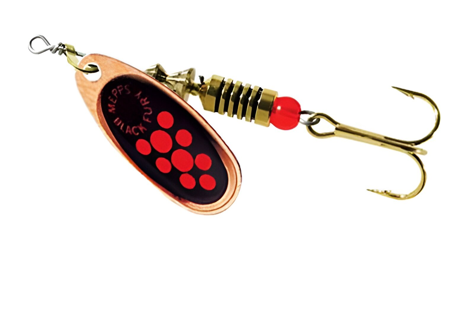 Блесна вращающаяся Mepps BLACK FURY 3, Copper/Chartreuse, 1 шт.