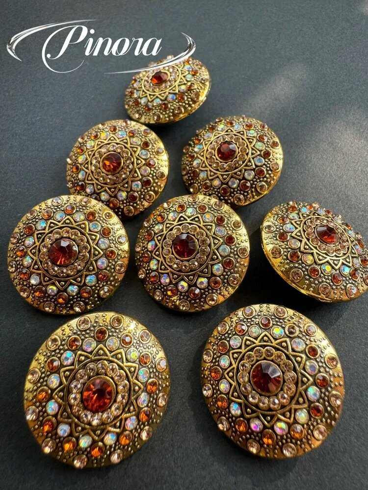 Пуговицы декоративные, пуговицы большие,27mm, 5 шт.