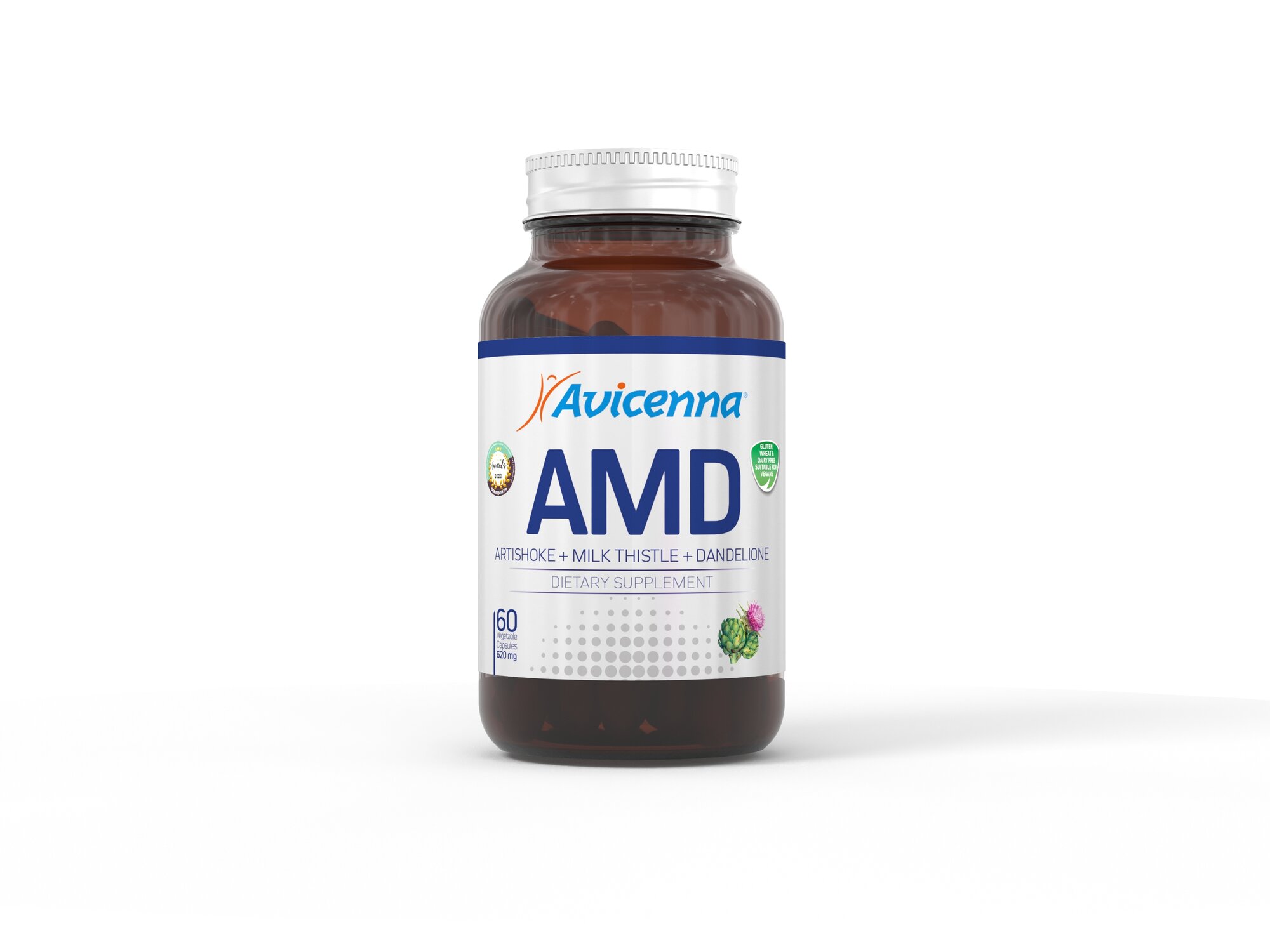 Растительный комплекс Avicenna® АМД для здоровья печени и желчного пузыря, 60 капсул — фото 1