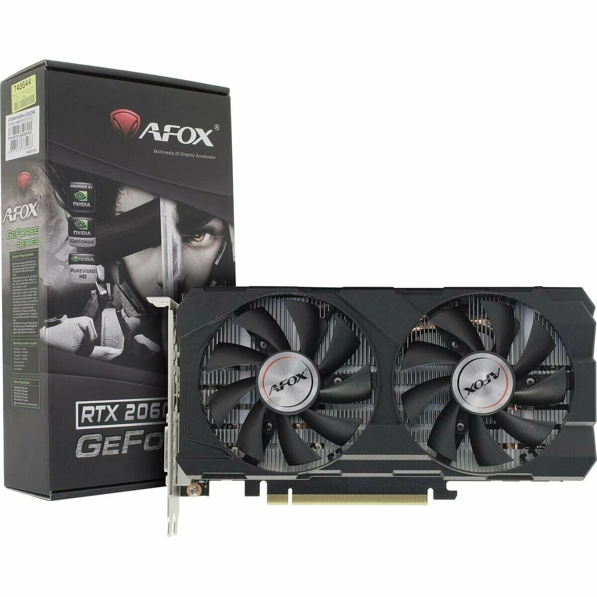 Видеокарта AFOX GeForce RTX 2060 6GB GDDR6 (AF2060-6144D6H7-V4)