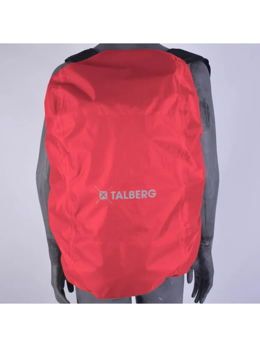 Чехол влагозащитный на рюкзак 15-40 литров Talberg RAIN COVER M , красный