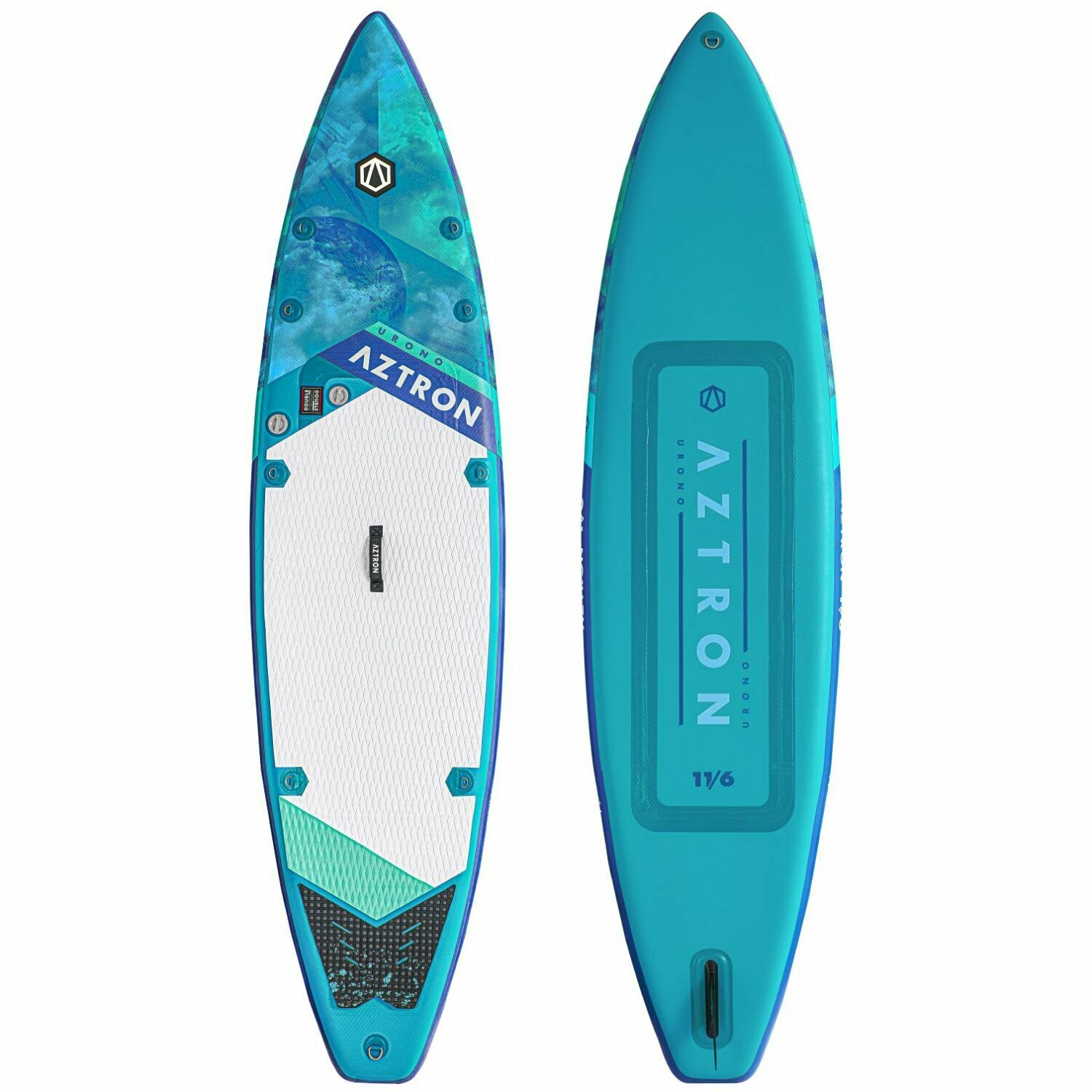 Надувная SUP-доска Aztron URONO 11'6" (350х81х15 см), двухслойная туринговая сап-доска, комплект