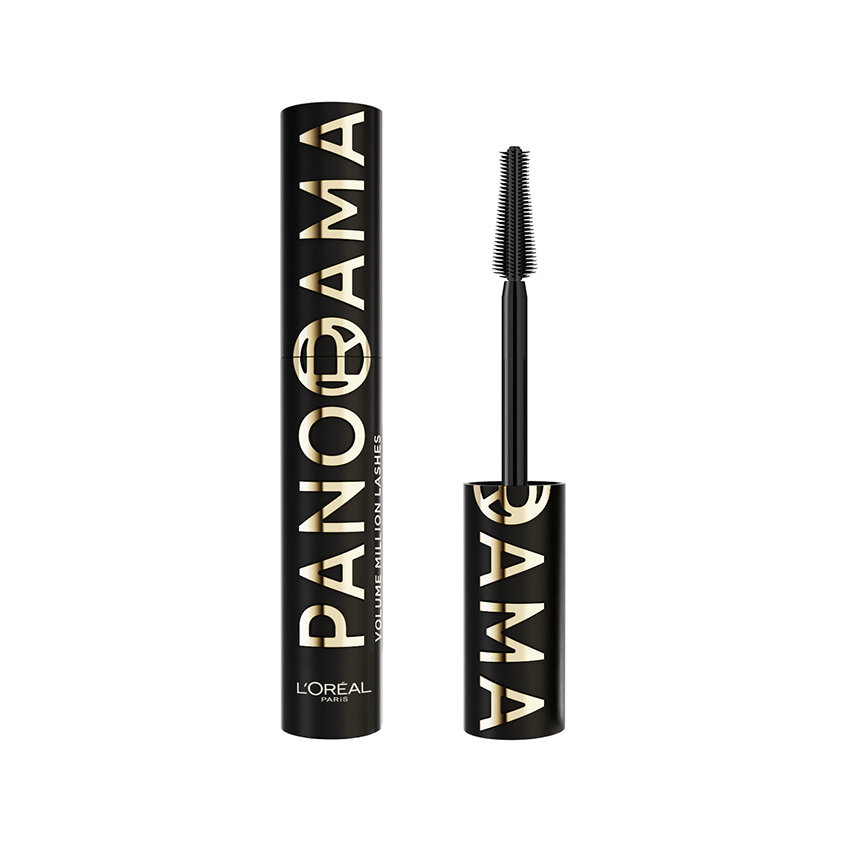 Тушь для ресниц LOREAL VOLUME MILLION LASHES PANORAMA ALL NIGHT BLACK тон экстра черный