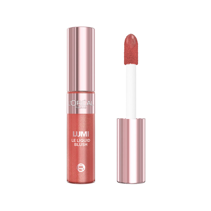 Румяна для лица LOREAL LUMI LE LIQUID BLUSH жидкие сияющие тон 630 Glowy true rose