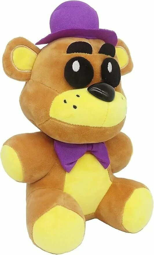 Мягкая игрушка аниматроник Лефти (Golden Bear Purple Hat) фнаф/FNAF