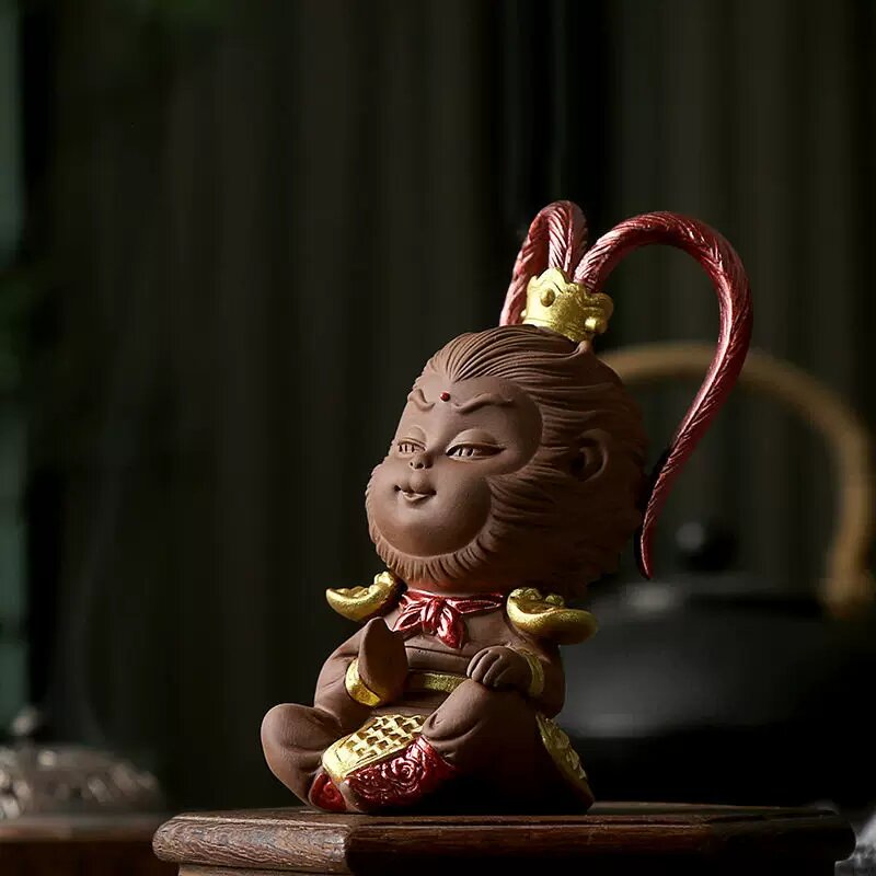 Аквариум, ландшафтный дизайн, украшения «Король обезьян», чай Укун, домашнее животное, аквариум, рокарий, бонсай,