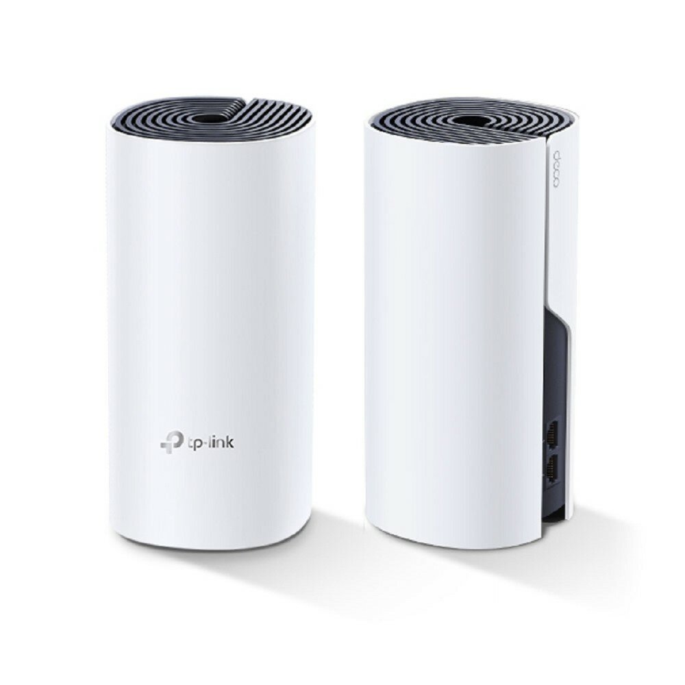 Mesh-Система TP-Link Deco P9(2-pack) гибридная, Wi-Fi AC1200 + Powerline AV1000, 2xRJ45 1Гбит/с, двухдиапазонная (комплект из 2шт)
