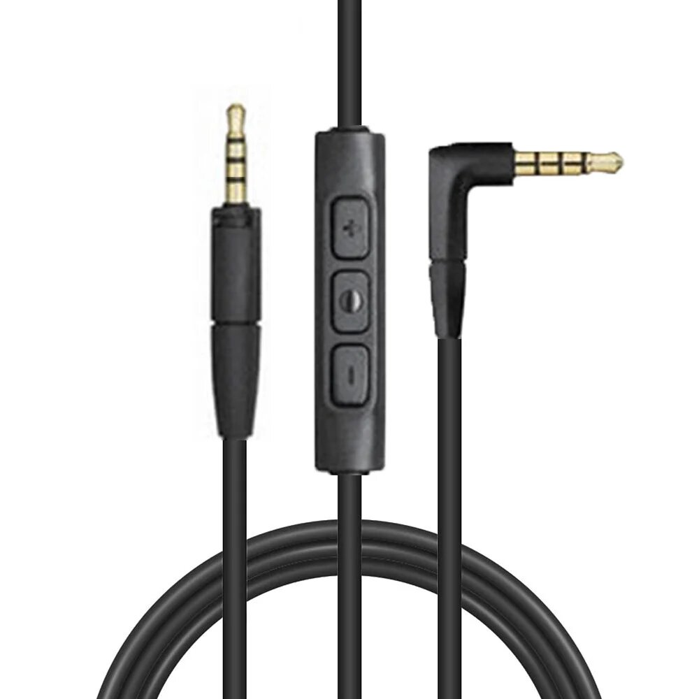Кабель для наушников SZXEST черный 120 см для Sennheiser HD 4.30 4.30i 4.30g 4.40BT With Microphone