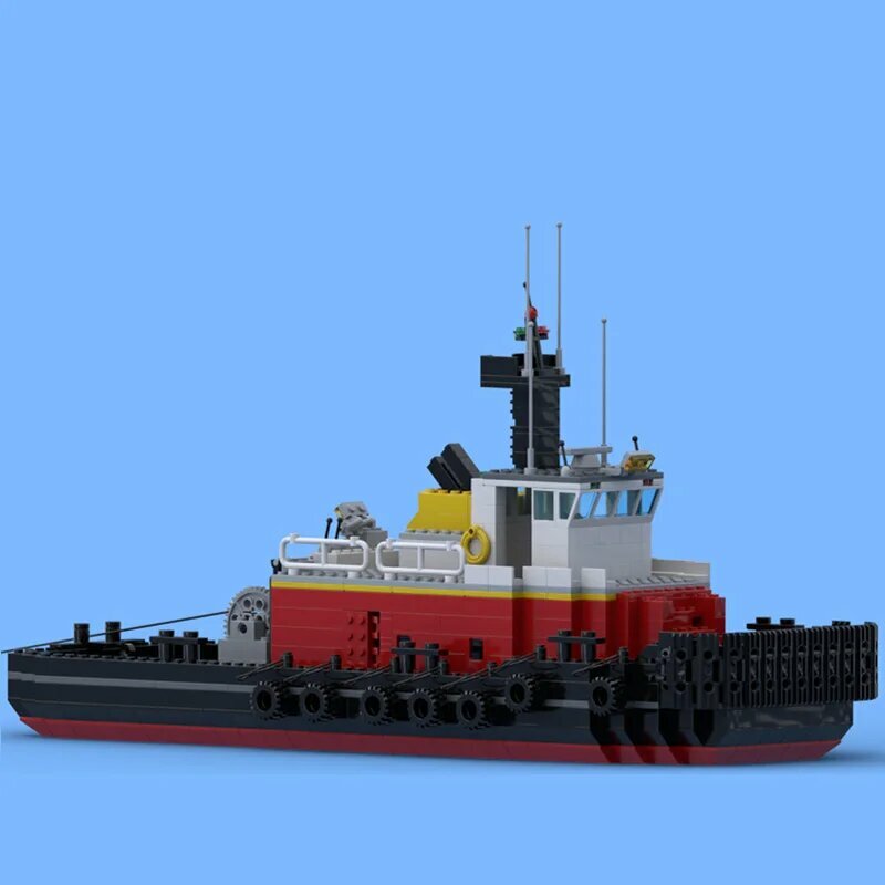 MOC Морской Буксир 805 деталей