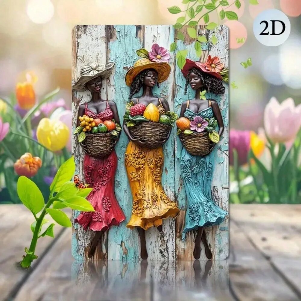 Металлическое настенное украшение CIFBUY 8x12 дюймов