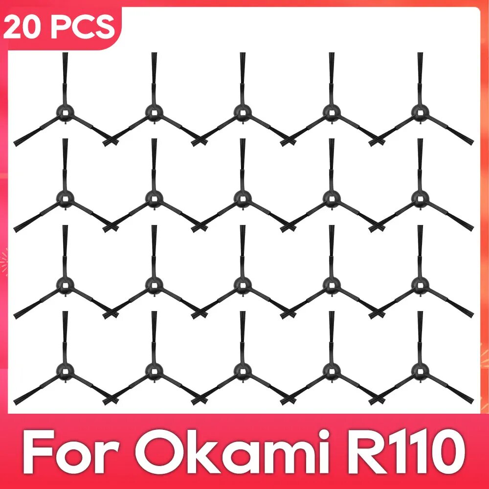 Подходит для Okami R110 Запасные части Аксессуары Боковая щетка Фильтр Швабра Наборы для робота-пылесоса