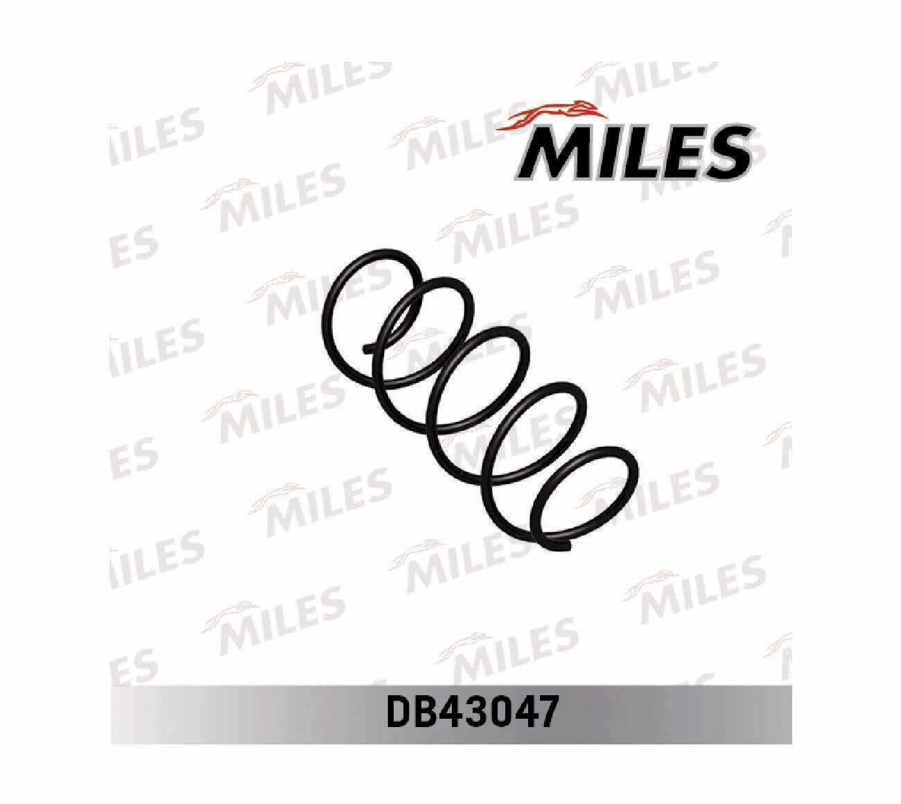 Пружина подвески RENAULT MEGANE II 02- передняя, MILES DB43047