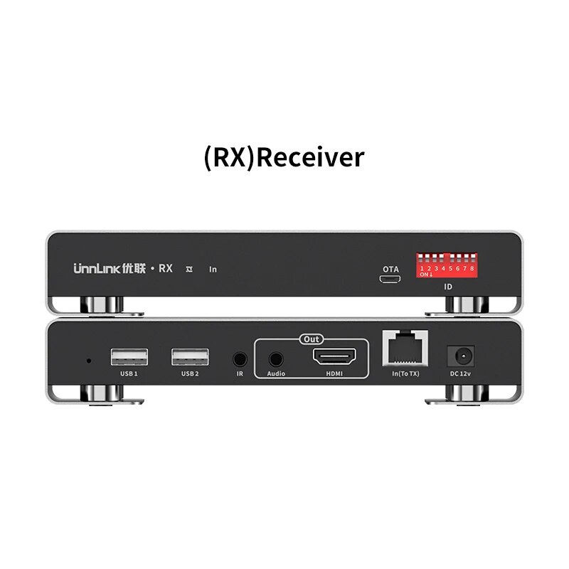 Unnlink HDMI KVM-удлинитель 200 м 4K 30 Гц Style 3, EU Plug