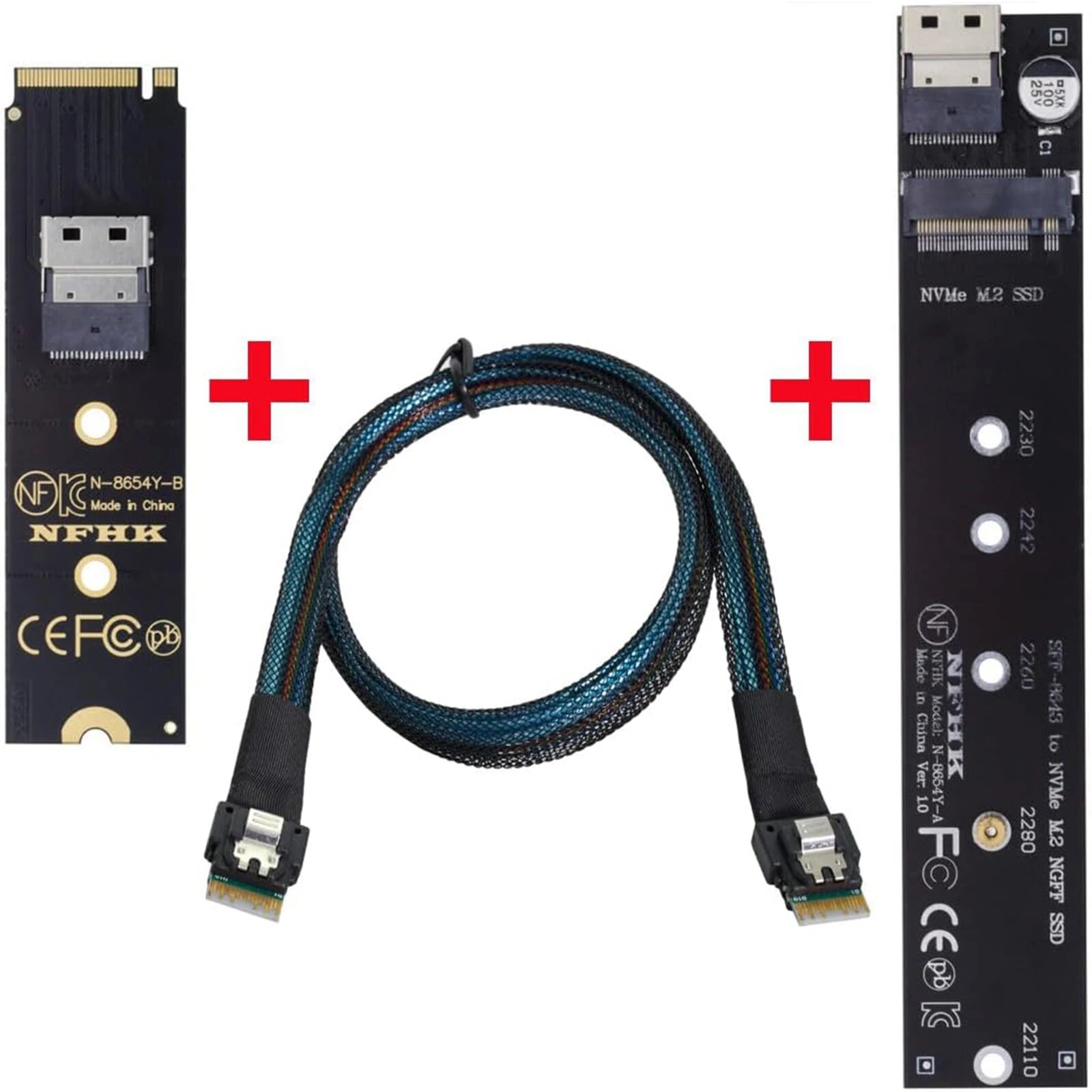 Кабель-удлинитель M.2 NVMe JoniSerl 40 см