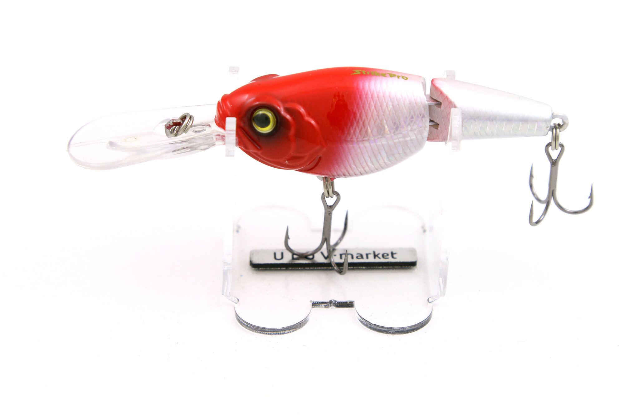 Воблер STRIKE PRO Bobcat составной Shad 60F 10.7г Загл.1.5-3.0м #022-713