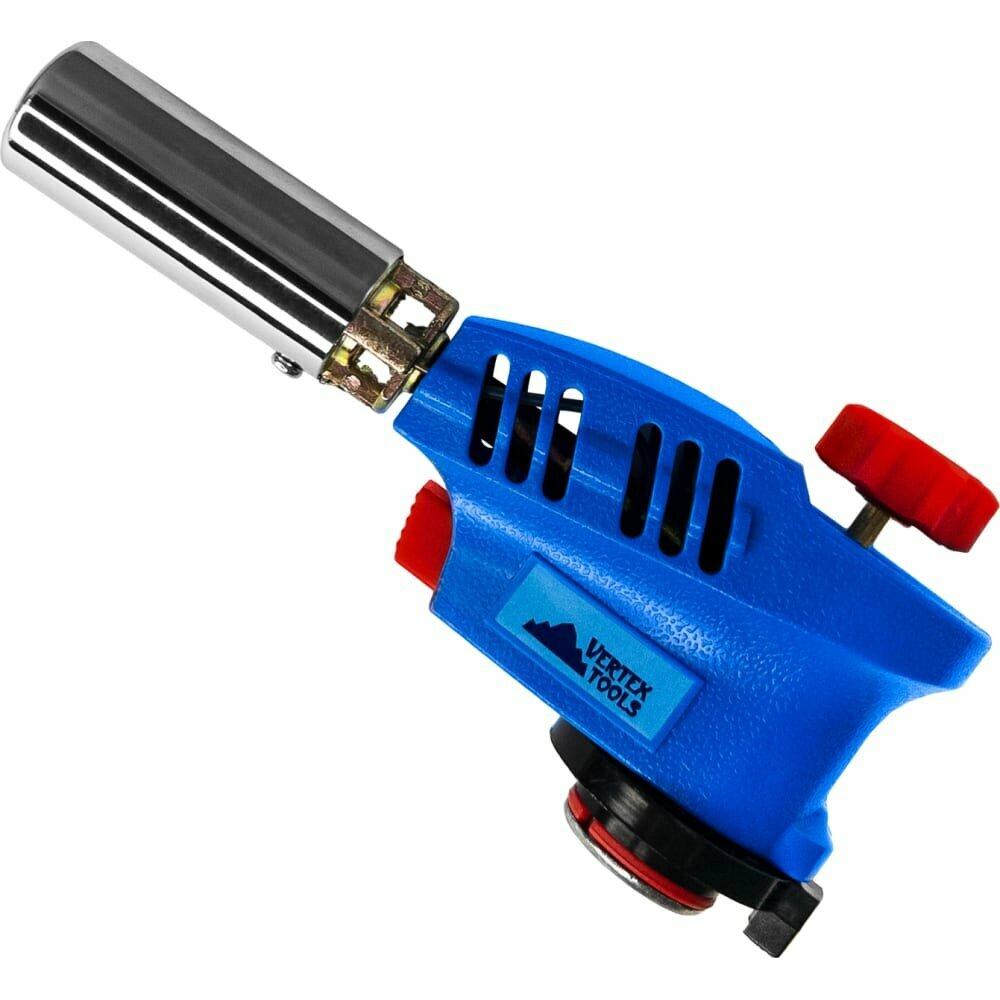 Газовая горелка с пьезоподжигом vertextools охотник 0832, для самых разнообразных целей