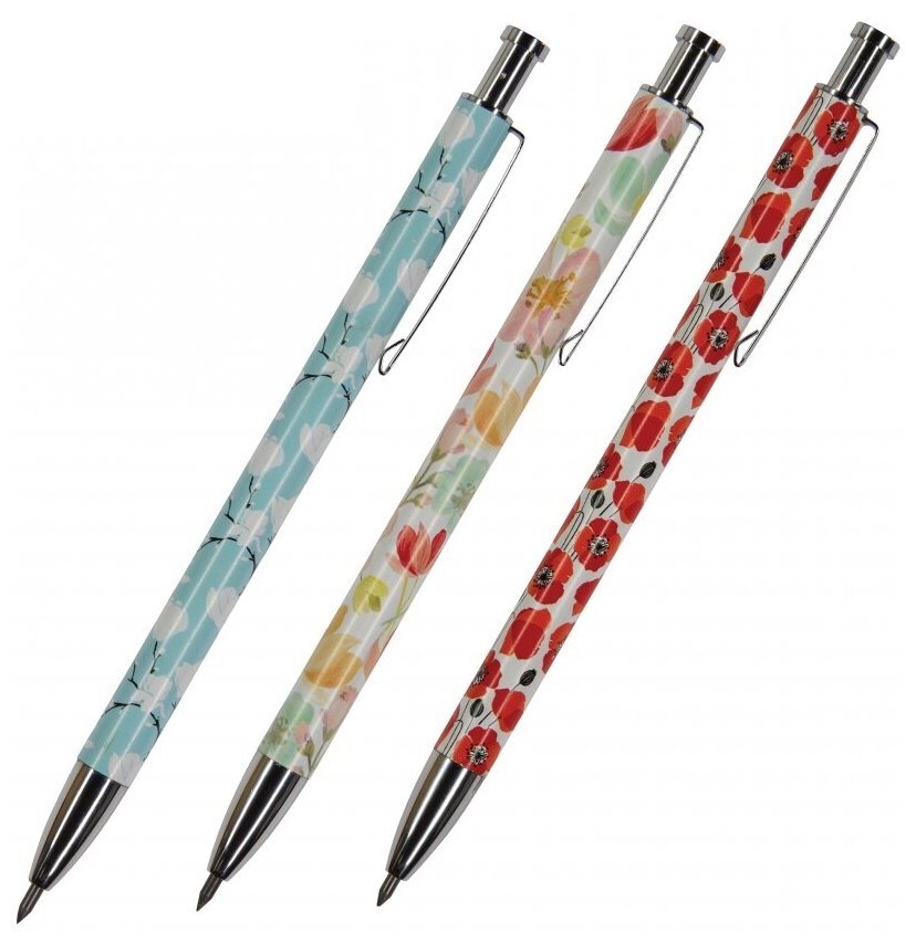 Карандаш BrunoVisconti, механический, 2 мм, HB, Dolce Vita. Цветы, Арт. 21-0059/02,