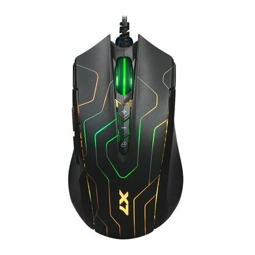 Мышь A4TECH X89 Maze, игровая, оптическая, проводная, USB, черный [x89 (maze)]