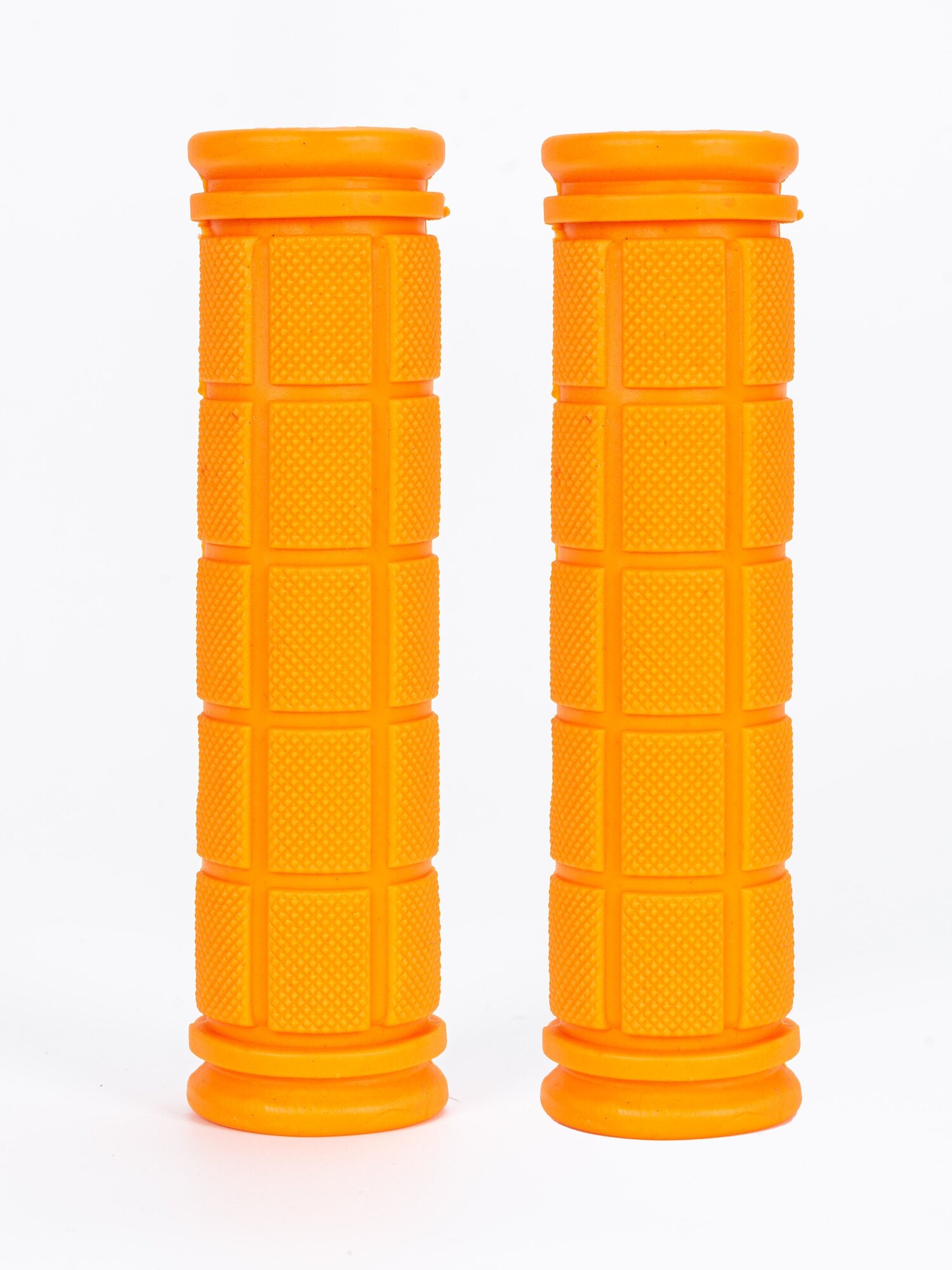 Грипсы 4RIDE, для самокатов и велосипедов, оранжевые, резиновые, 22.2 мм, 115мм