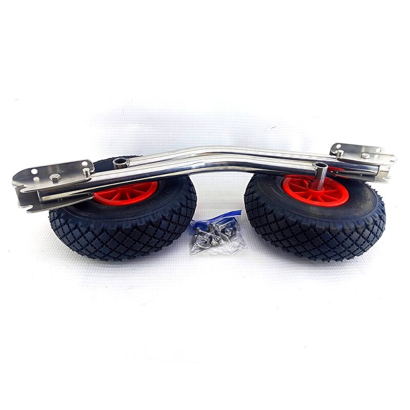 Транцевые поворотные колеса для лодок НДНД, 100% нержавеющая сталь