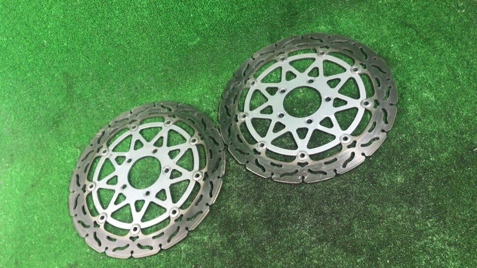 Диски переднего тормоза комплект Suzuki GSX-R1000 2002 TRW MSW223RAC