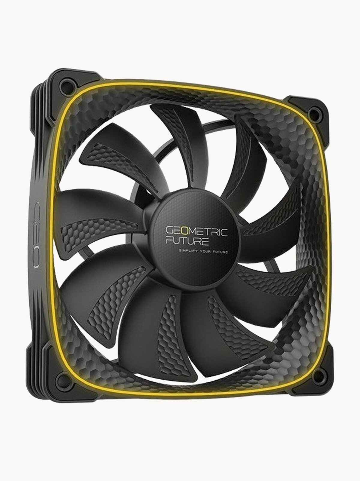 Вентилятор для корпуса Geometric Future Squama 2503RB-12, Riverse, черный (1F2503R112001)