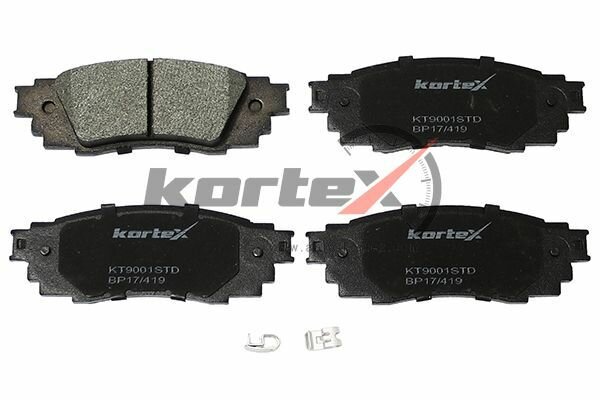 KT9001STD Колодки тормозные TOYOTA 18- зад.