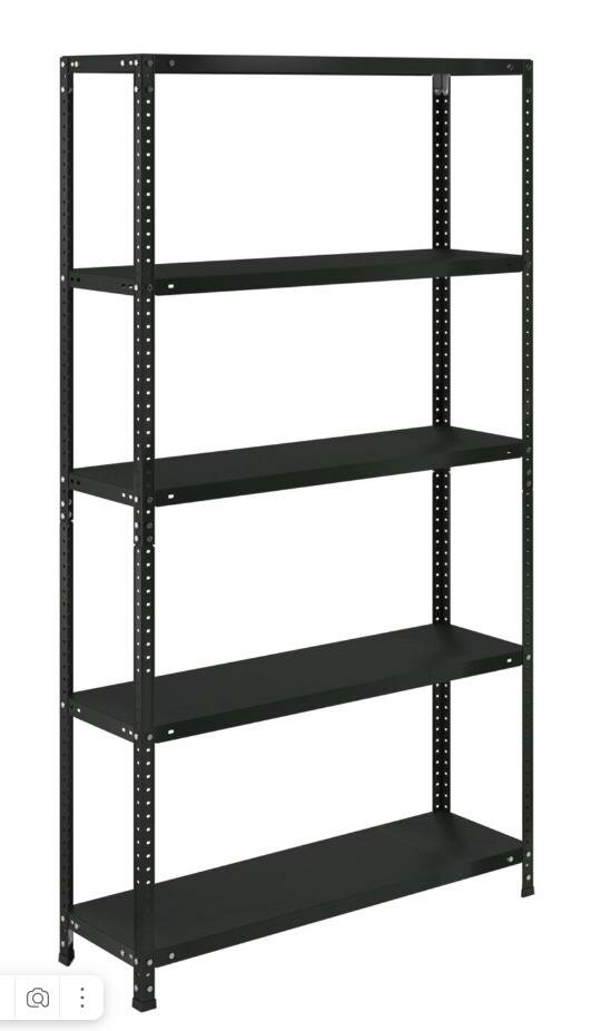 Стеллаж металлический брабикс(Brabix) графит MS KD-180/40/70-5 графит