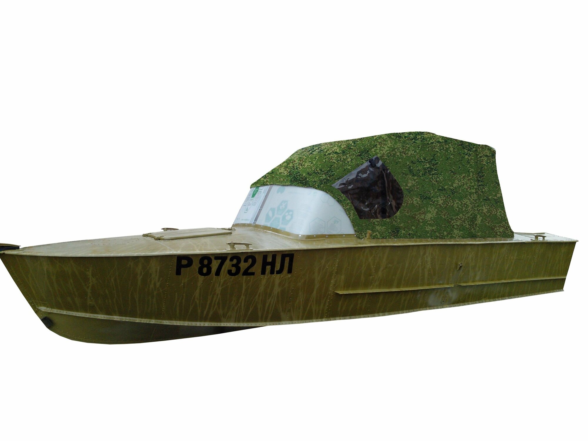 Прогресс-2, 2М, 3М. Тент с дугами с креплениями на штатное стекло