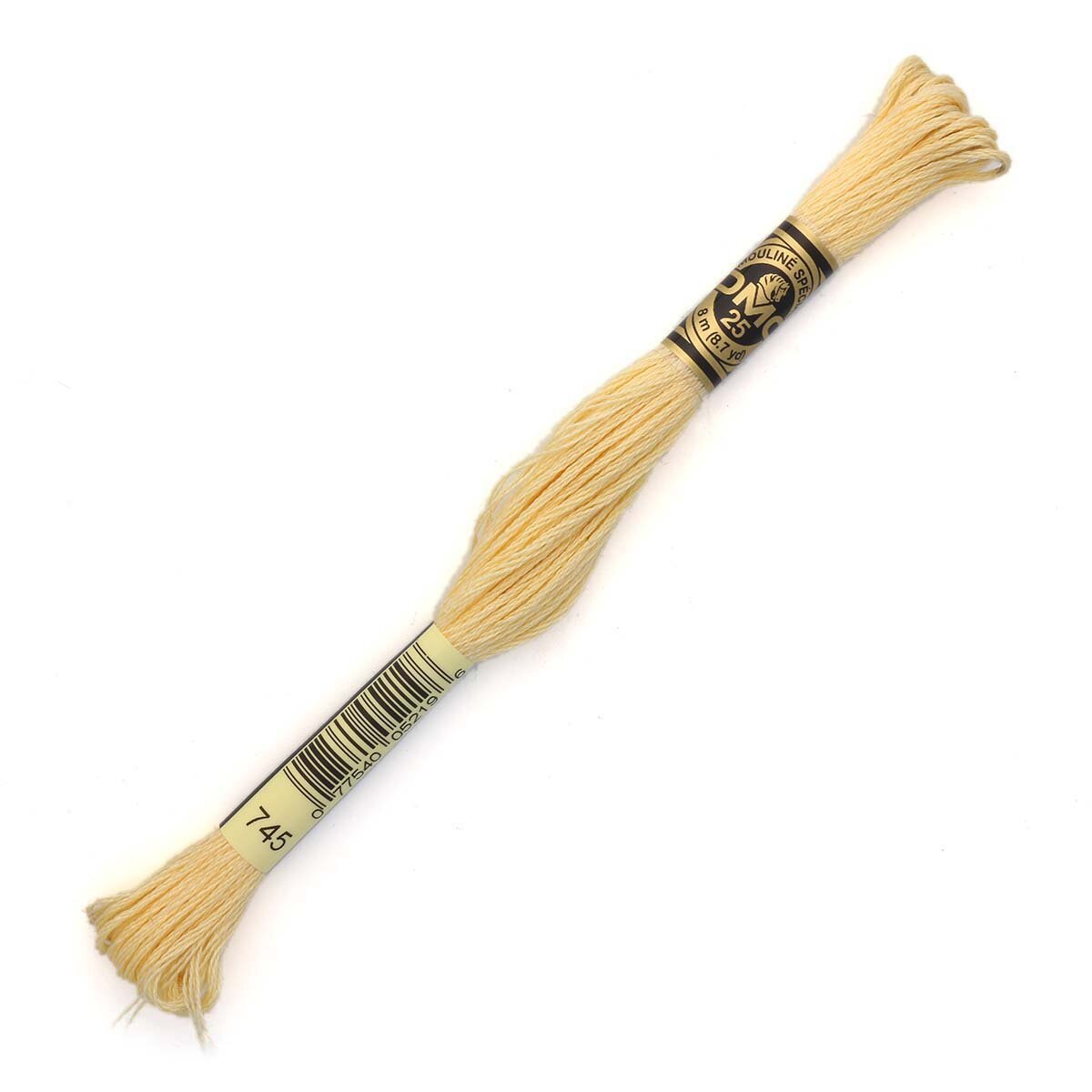 Мулине одноцветный набор DMC 117, мерсеризованный хлопок, 8 м (745), 12 шт