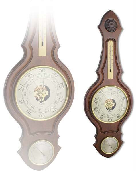 Метеостанция настенная деревянная (Бриг) KSVA-М-76