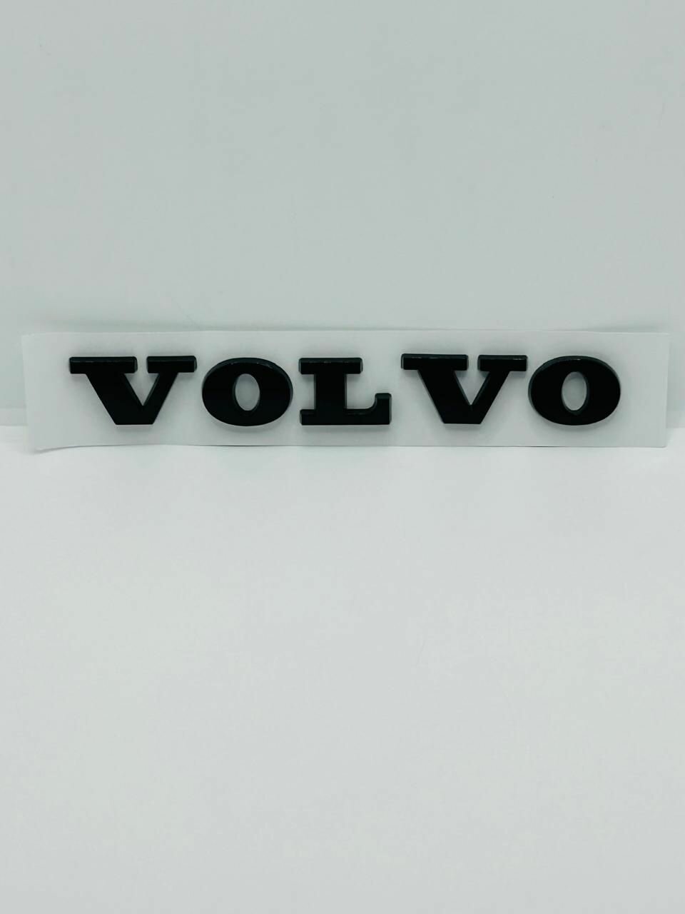 Шильдик Наклейка Volvo Чёрная