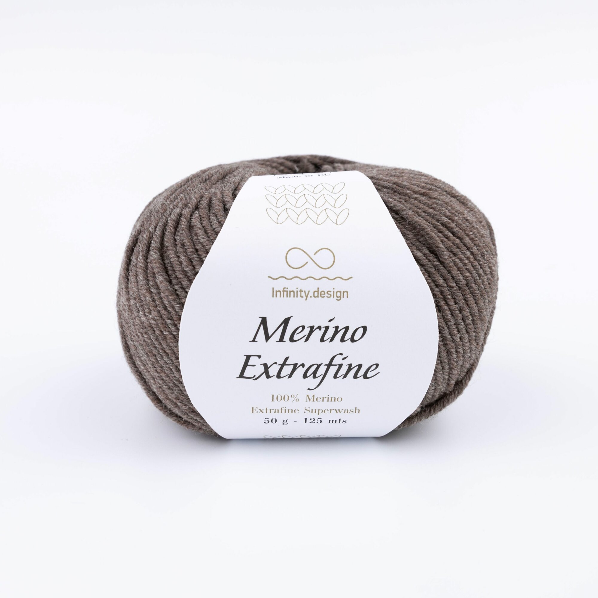 Пряжа INFINITY Merino Extrafine 2652 (1 моток), 100% мериносовая шерсть, superwash, 50г, 125м