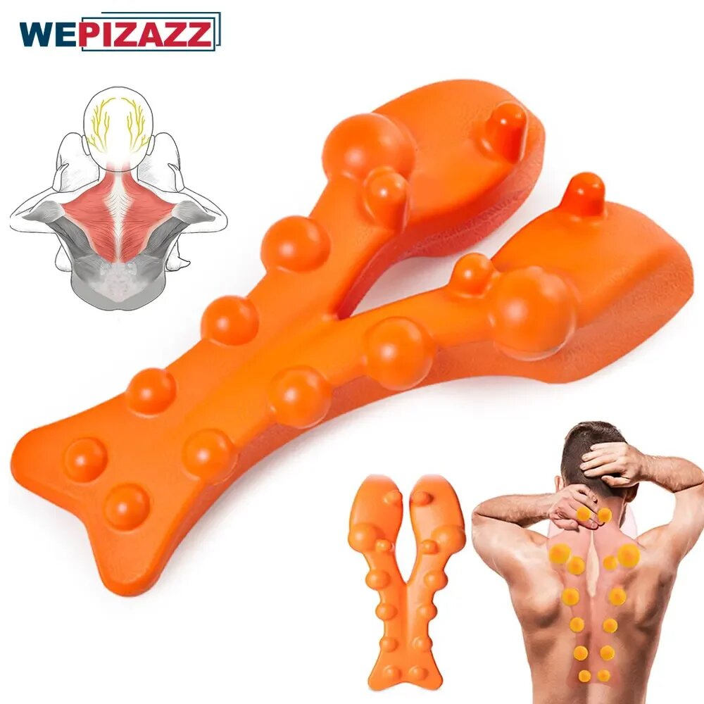 WEPIZAZZ Трапециевидный массажер для снятия боли в шее и плечах