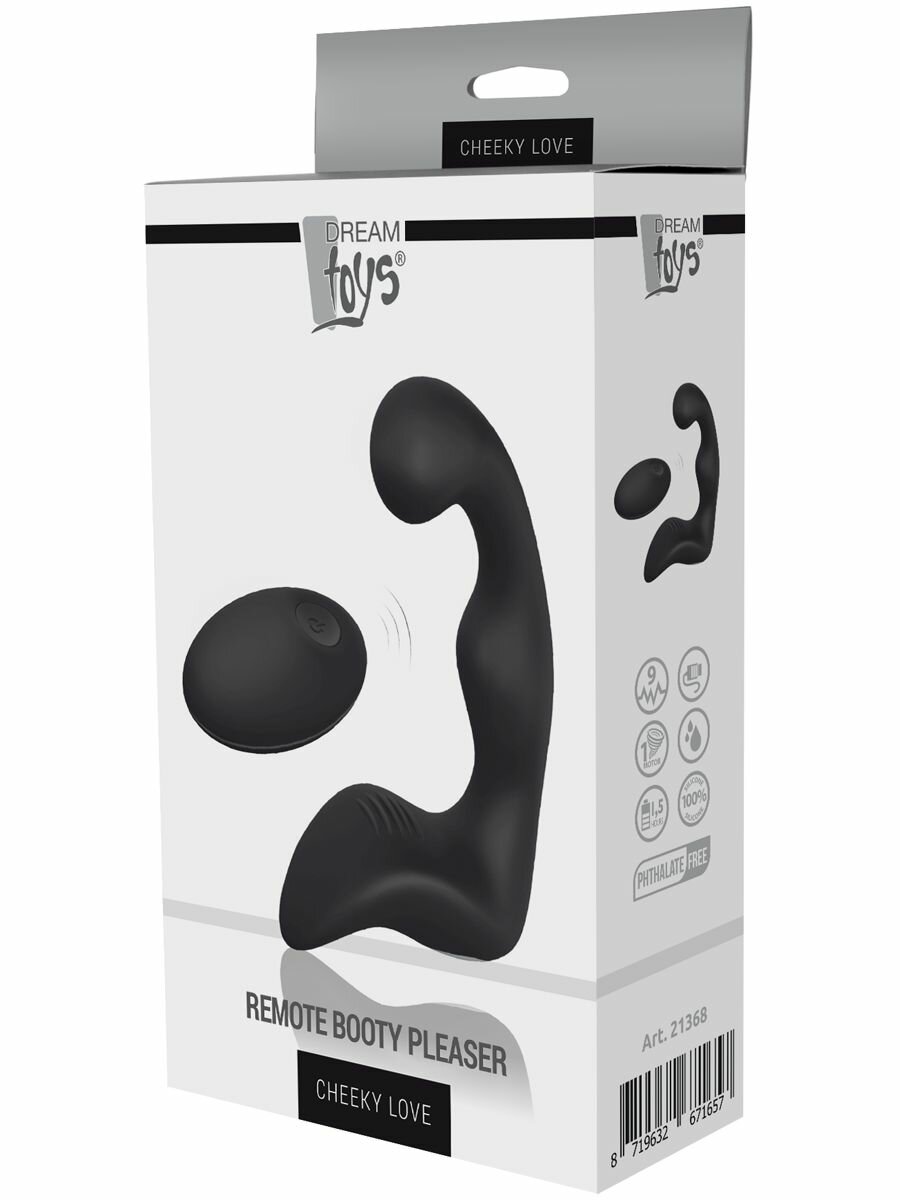 Мужской анатомический вибростимулятор простаты на дистанционном управлении "CHEEKY LOVE REMOTE BOOTY PLEASER" 11см
