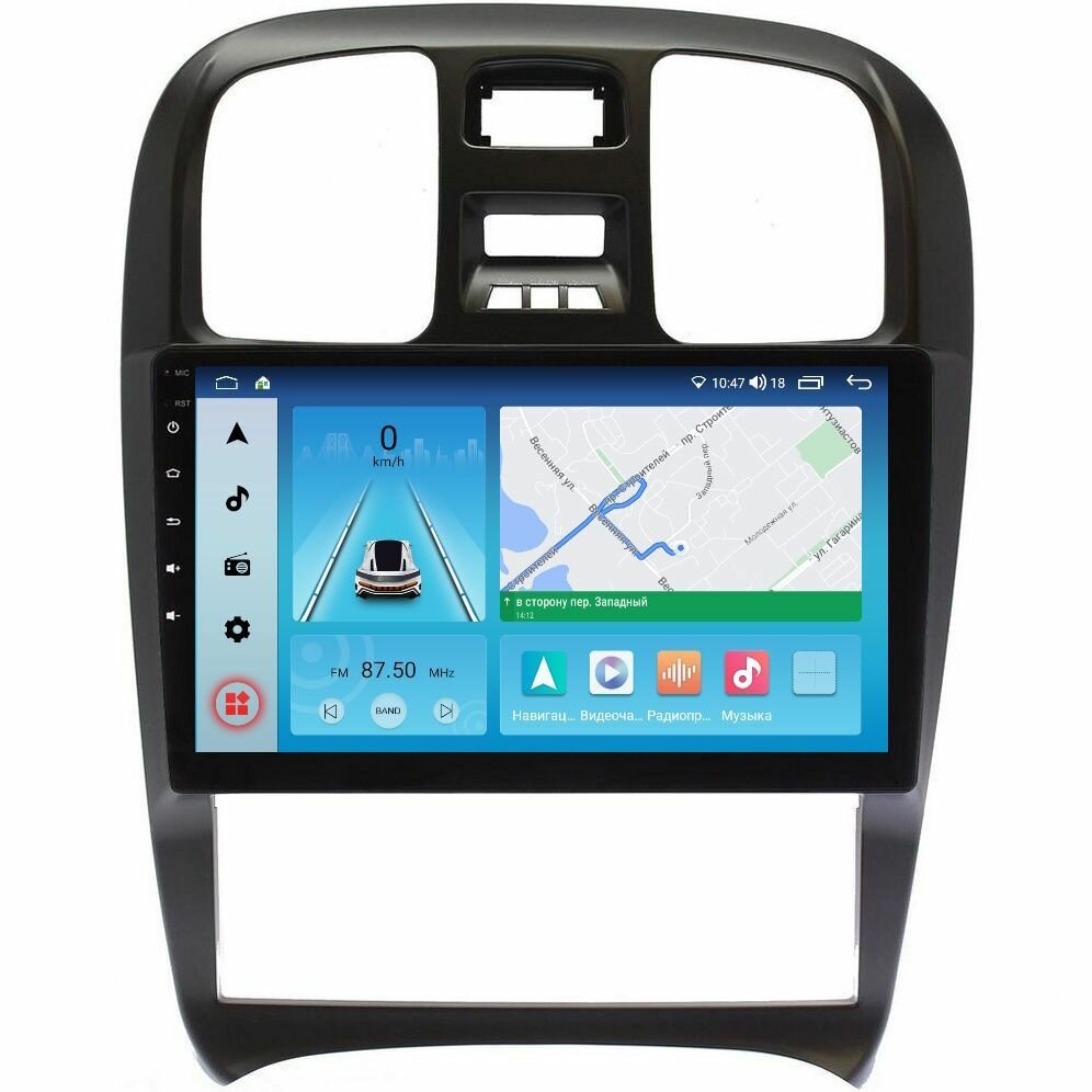 Магнитола Epic T18 Hyundai Sonata 4 Тагаз (EF) 2002-2007 - Android 12 - Процессор 8 ядерный - Память 4+64Gb - Carplay - DSP - 4G(Sim)