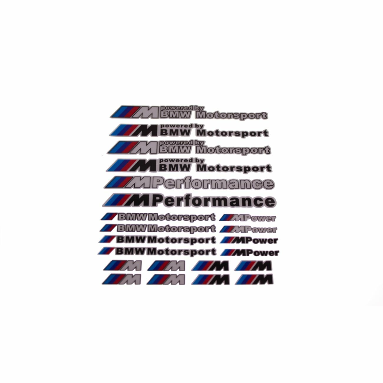 Комплект наклеек для BMW M-performance 22 шт. А(247)