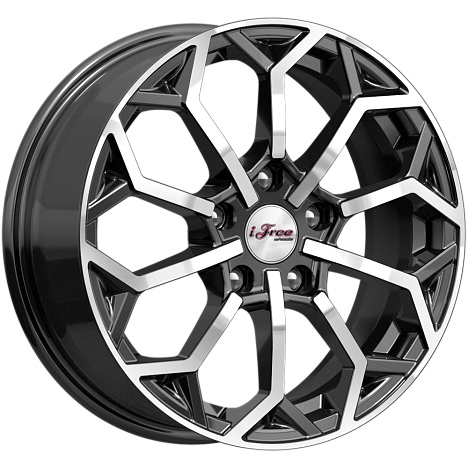 Диски легковые литые 6.5*16 5*112 et38 h66.6 iFree Спейс-Нидл Блэк Джек(цвет)