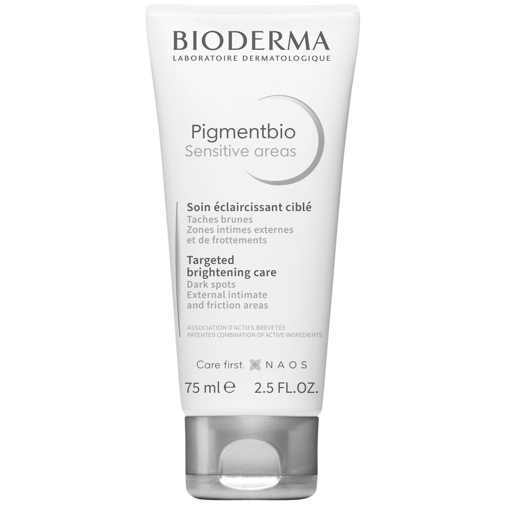 Bioderma Pigmentbio Осветляющий крем для чувствительных зон 75мл