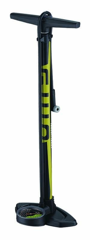 Насос giyo gf-2232 напольный алюминиевый, 11 атм/160psi, 3"-манометр, нипель авто/вело.