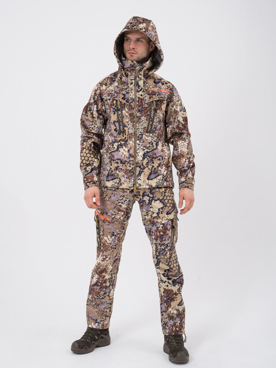 Бесшумный костюм для охоты "CRAFT PRO" -5 (Вилтекс, Pro Duck Hunter) TRITON GEAR Размер 44-46 Рост 170-176