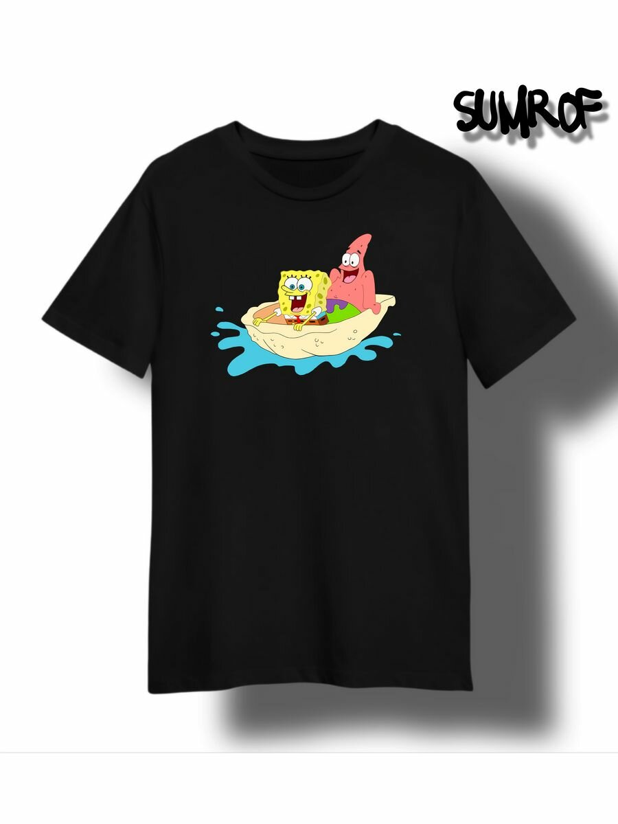 Футболка спанч боб патрик