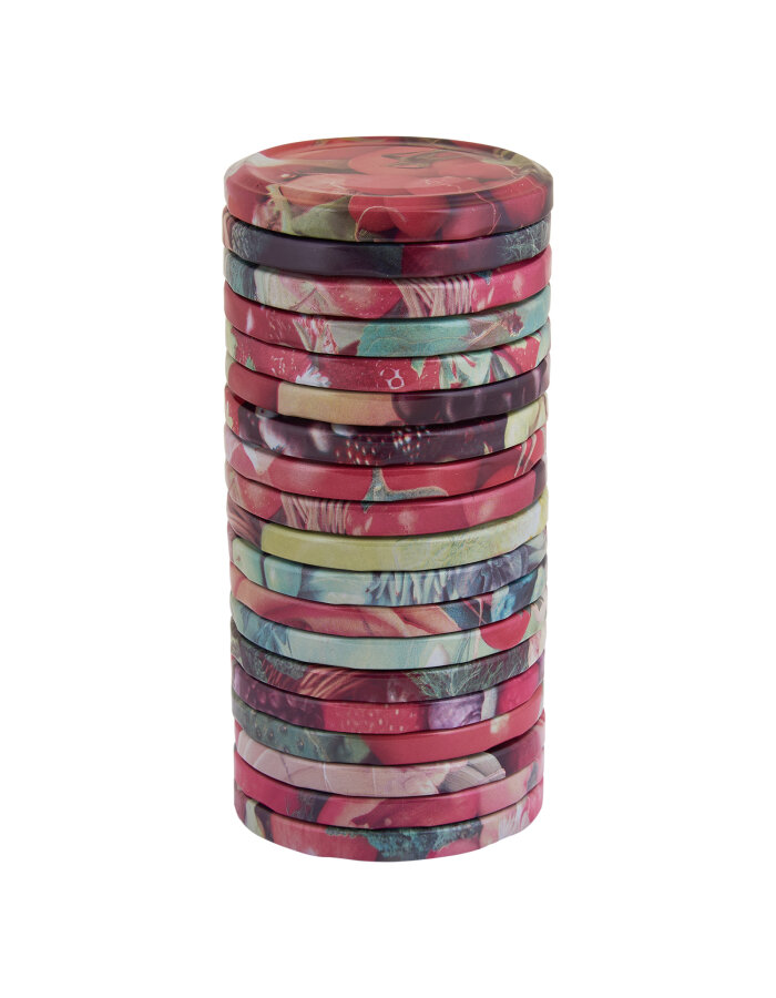 Крышки винтовые для консервирования Твист-офф 82 мм, металлические, 20 шт