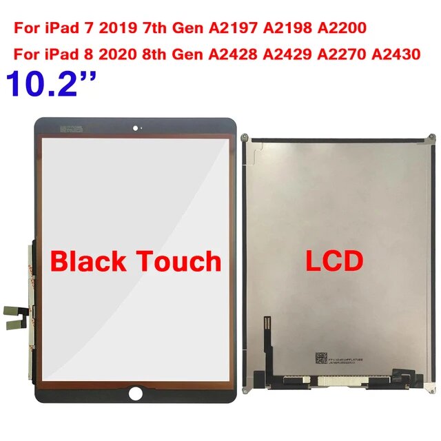 ЖК-дисплей для iPad 10.2 fix2sailing 7th 8th LCD BL Touch