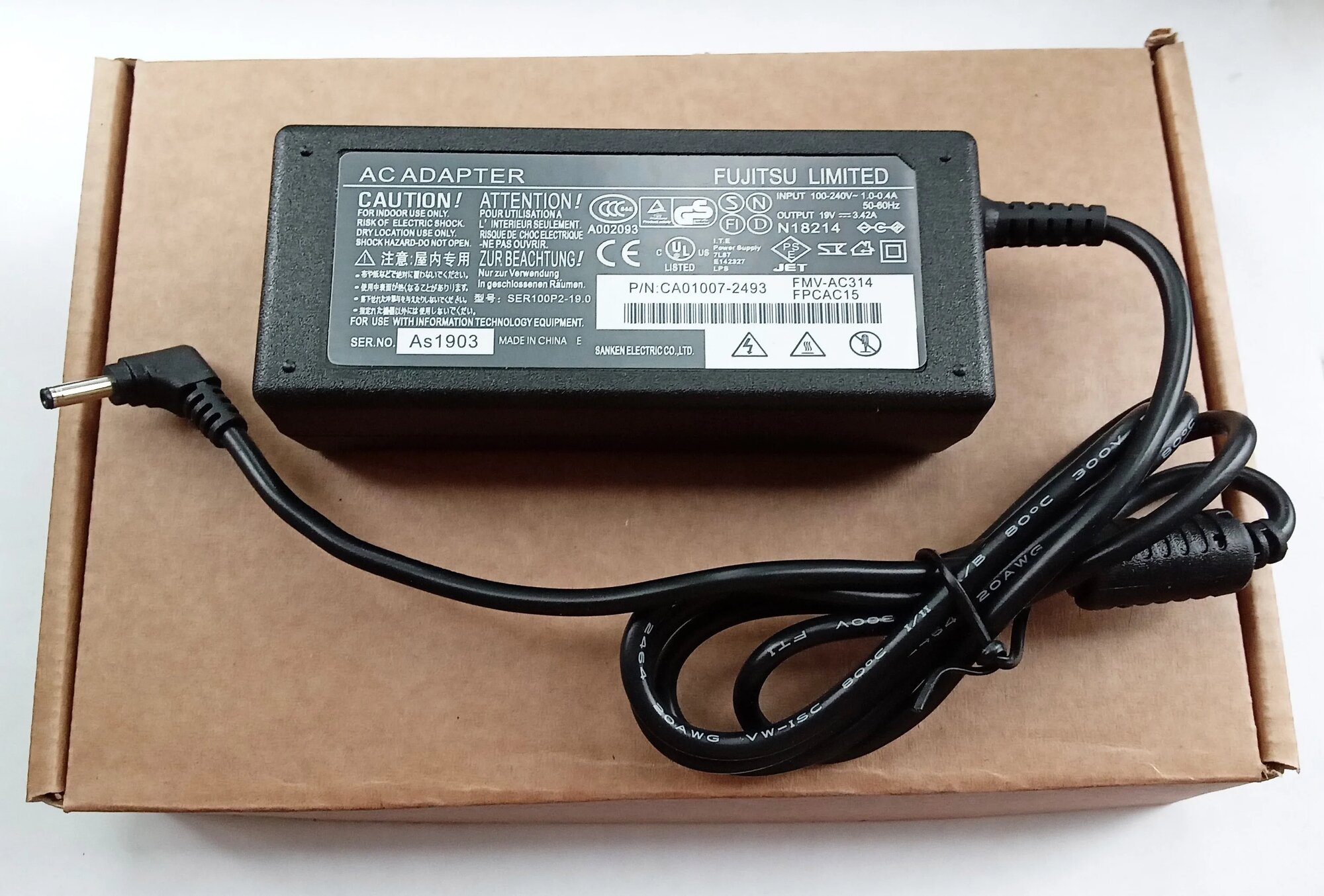 Зарядное устройство для ноутбука Irbis NB610, NB615 (адаптер 19V 3.42A 65W)