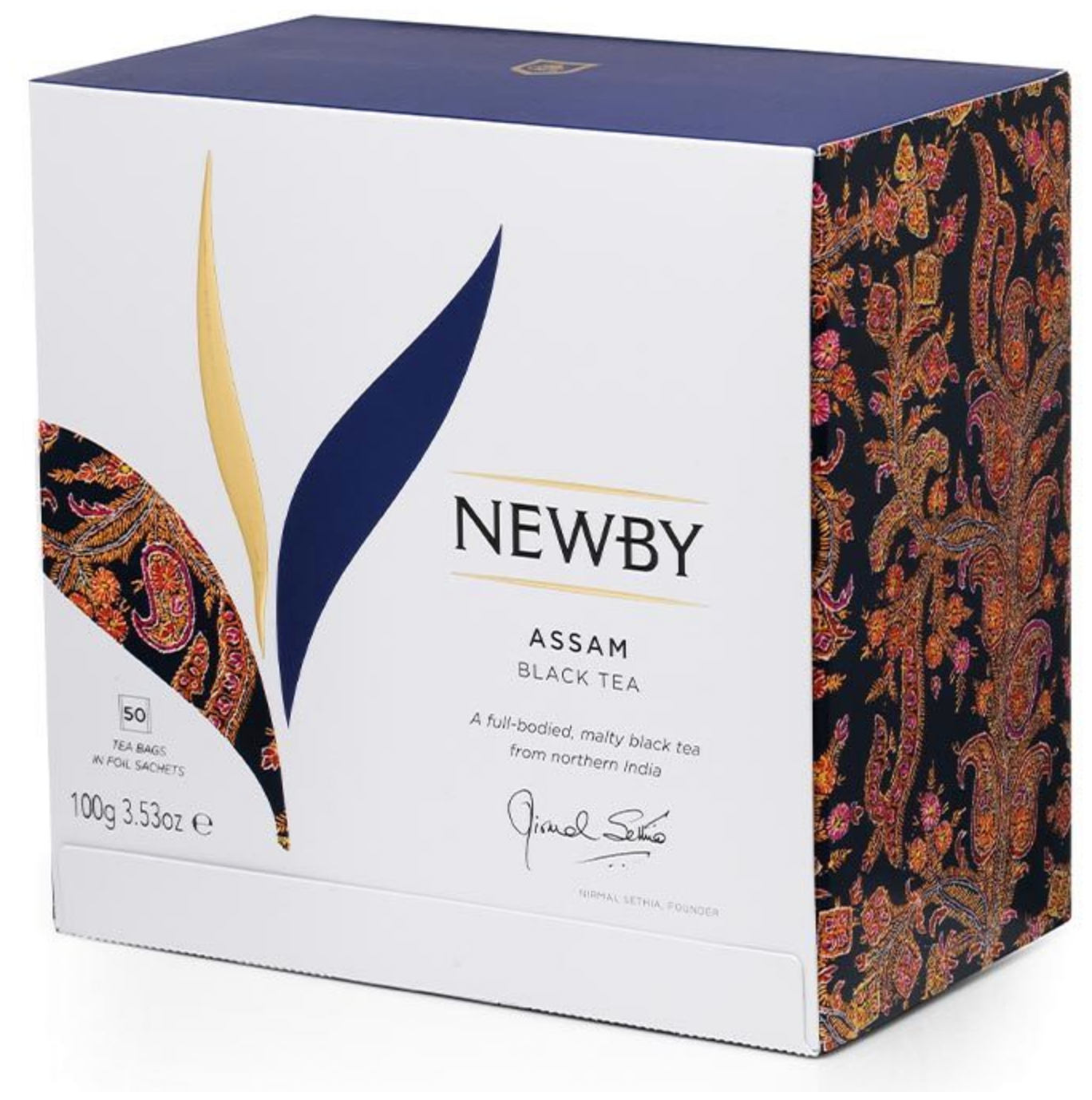 Чай "Newby" черный "Аssam" 50 пакетиков.