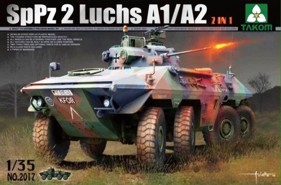 2017 Takom Боевая разведывательная машина Sp.Pz. 2 Luchs A1/A2 1/35